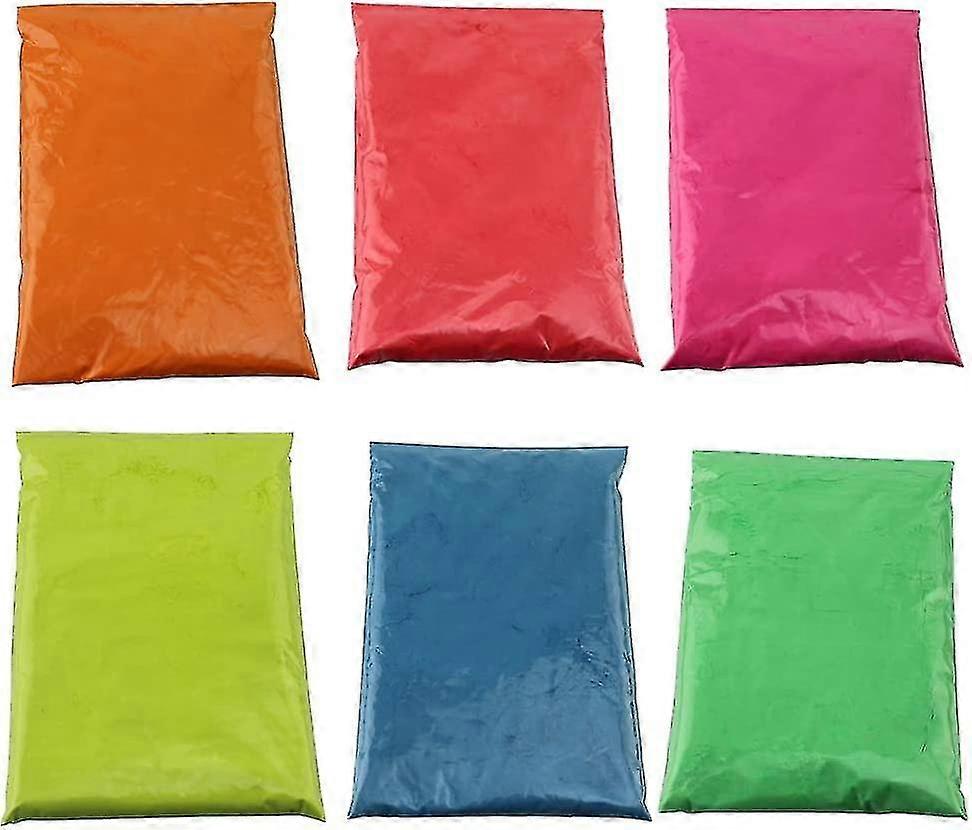 Kryc Holi Color Powder Festivals Celebrations Parties 6 Colors Set ...