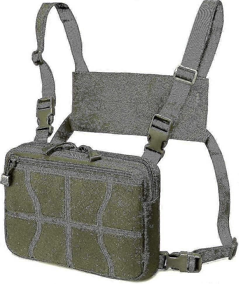 Recon Kit Bag, Tactical Combat Chest Pack Molle Vest Bags Front Pouch ...