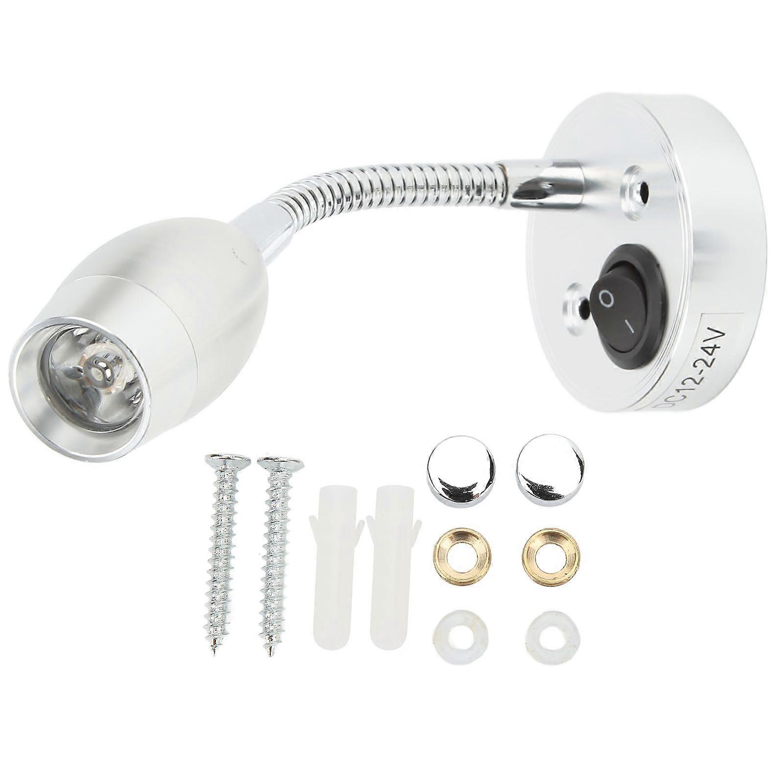 RV LED Light 12?24V Boat Bedside Reading Lamp Adjustable Wall Mount ...