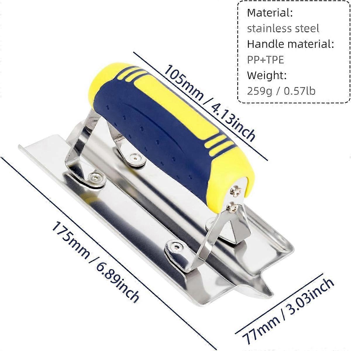 Stainless Steel Concrete Hand Edger Groover,Hand Seamer Wall Corner ...