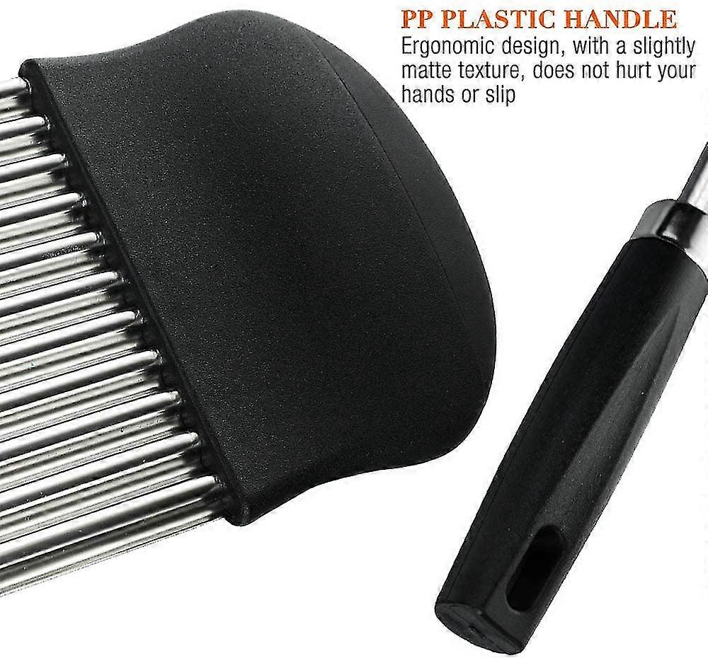 Crease Cutter, 4 Pieces Stainless Steel Wave Cutter Potato Cutter ...