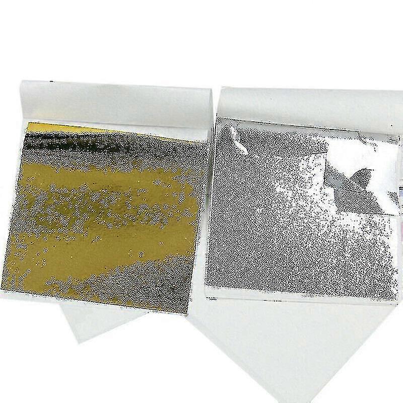 100x 24k Gold Leaf Sheets Art Craft Design Gilding Framing Scrap ...