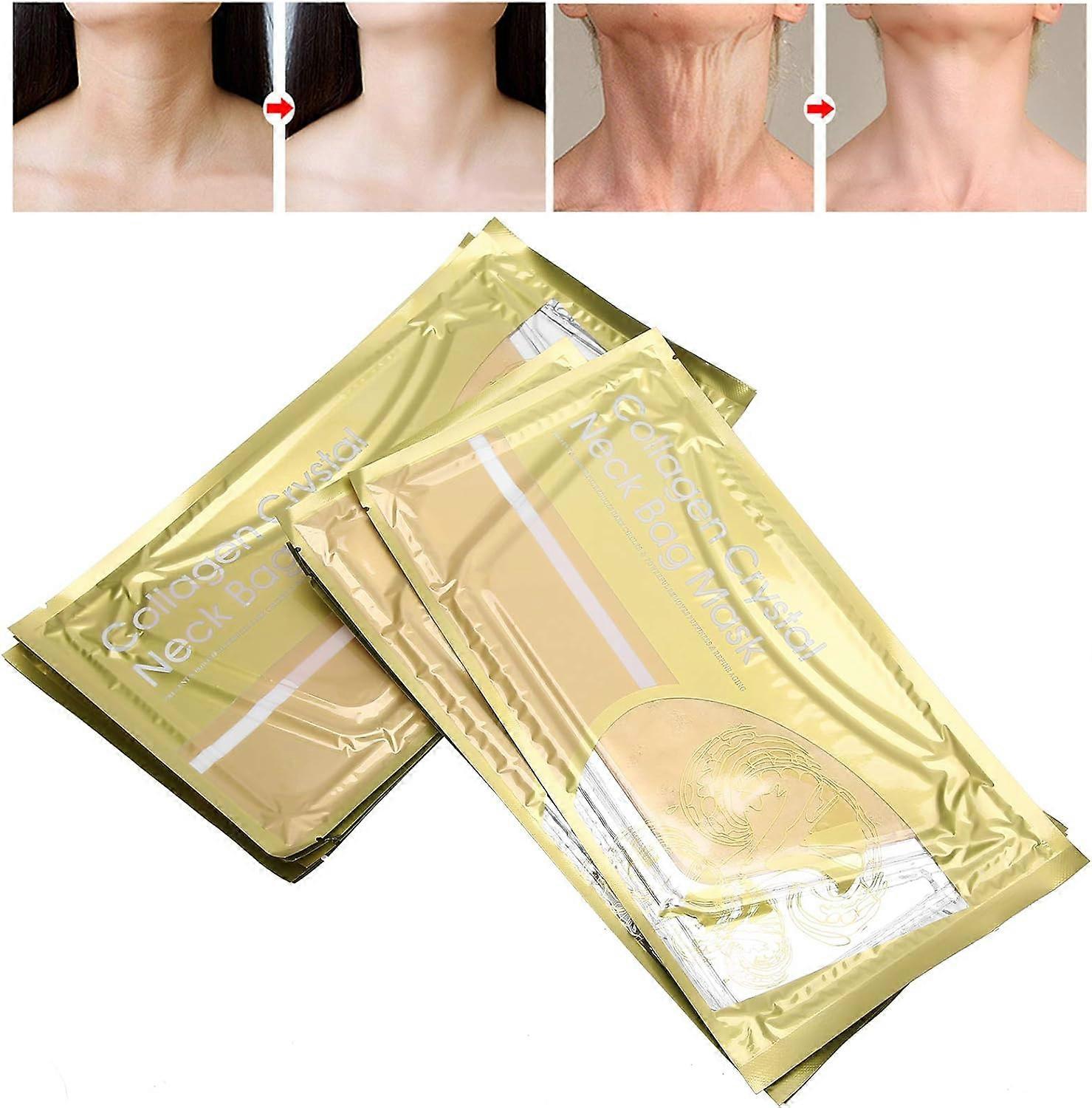 5/10pcs Collagen Neck Mask, Anti-Wrinkle Neck Skin Firming Mask ...