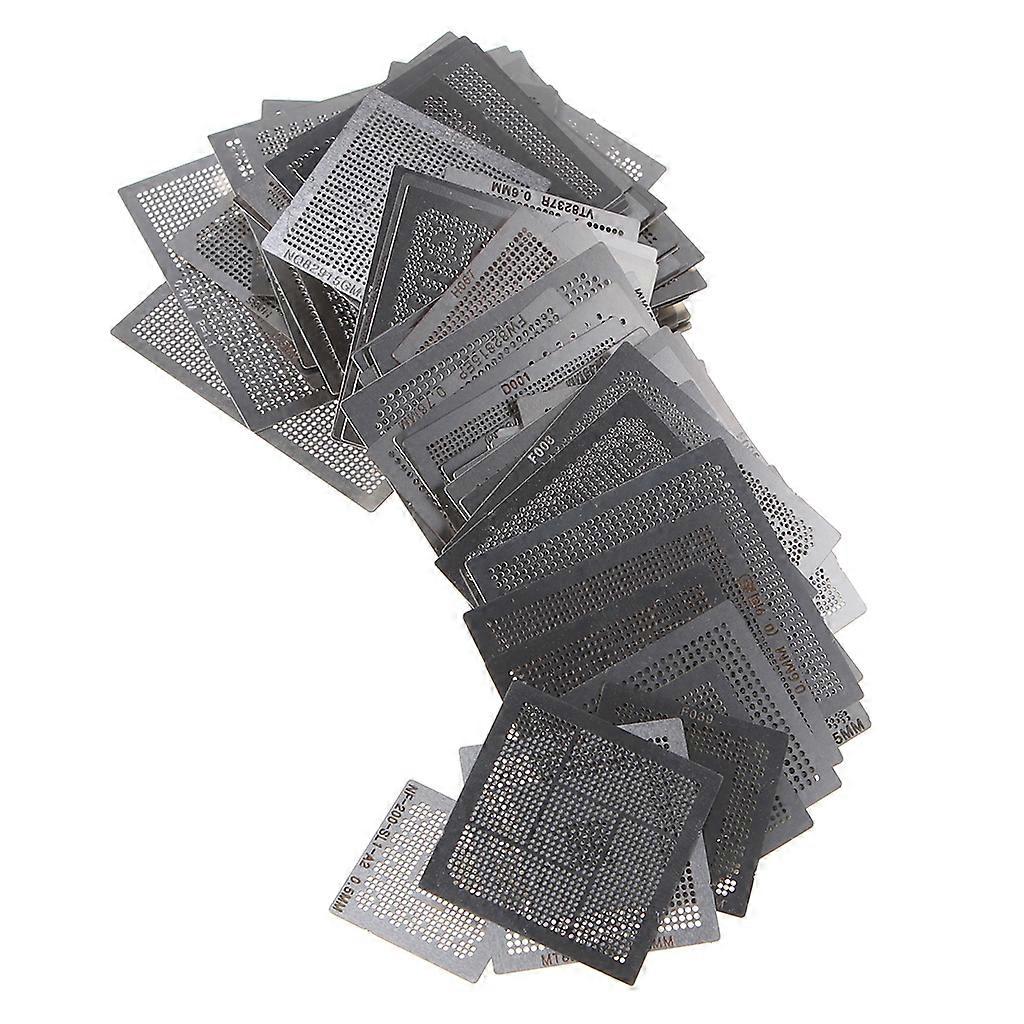 130Pcs/set BGA Stencils Universal Direct Heated Steel Stencils for ...