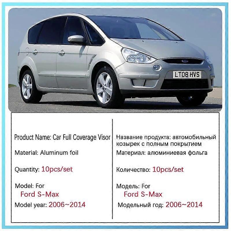Full Cover Sunshades For Ford S-Max MK1 Smax 2007 2006~2014 Full ...