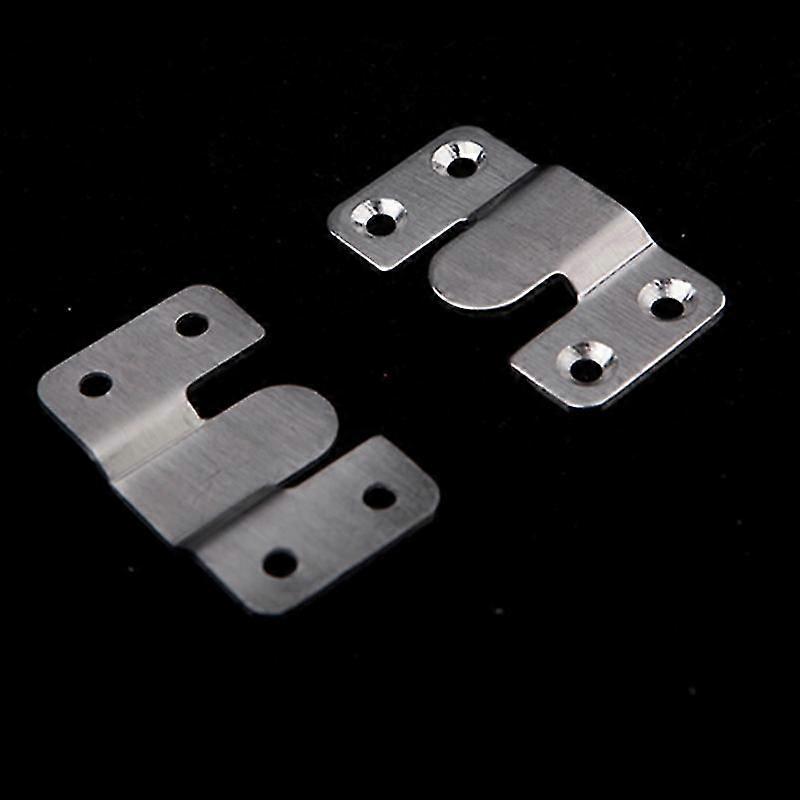 Concealed Mounting Brackets Recessed Interlocking Rings Stainless Steel ...