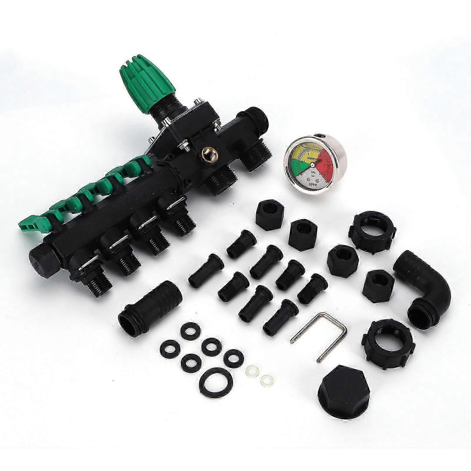 4 Way Water Splitter Agricultural Sprayer Control Valve Accessories for ...