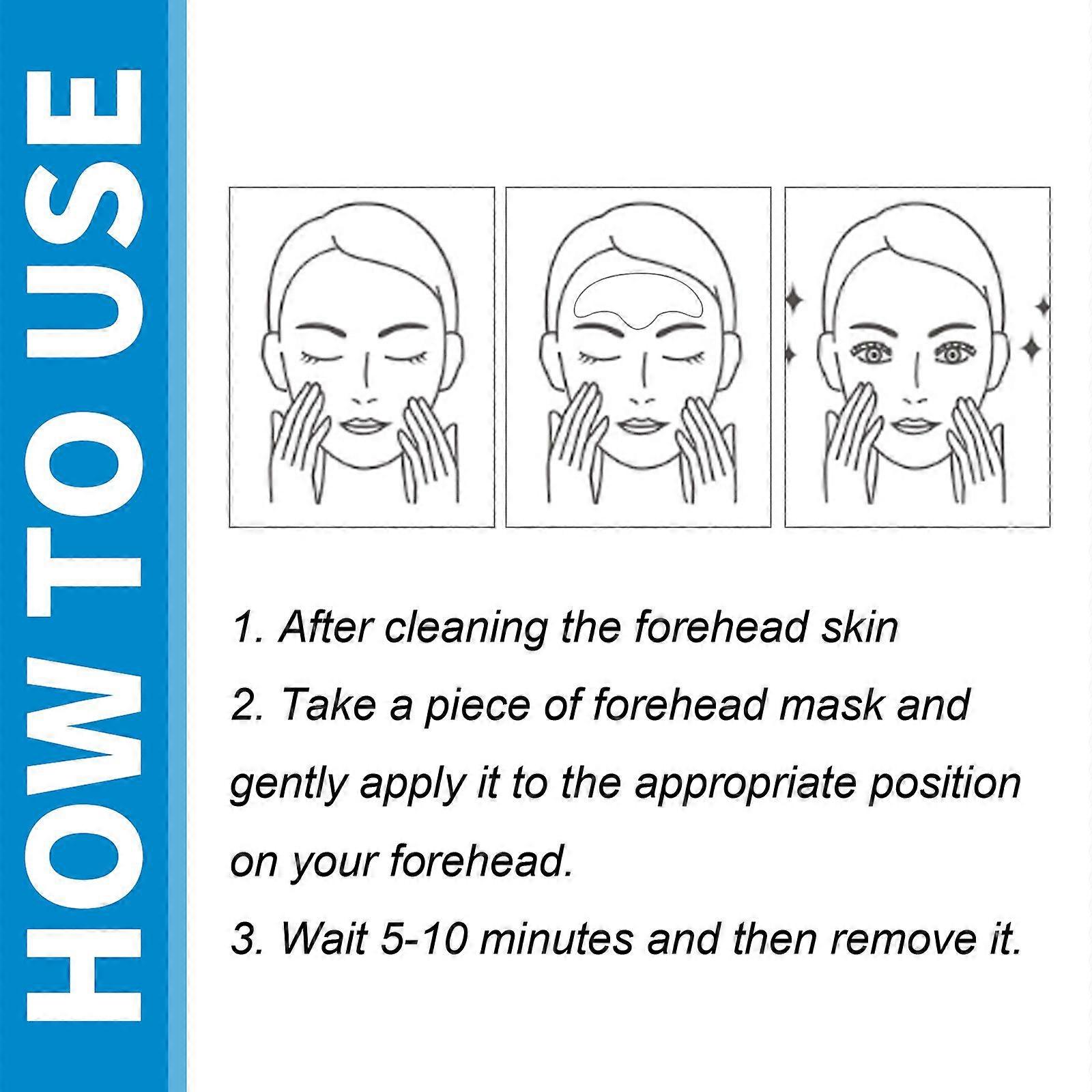 Moisturizing Forehead Patch, Fade Forehead Wrinkles And Fine Lines Anti ...