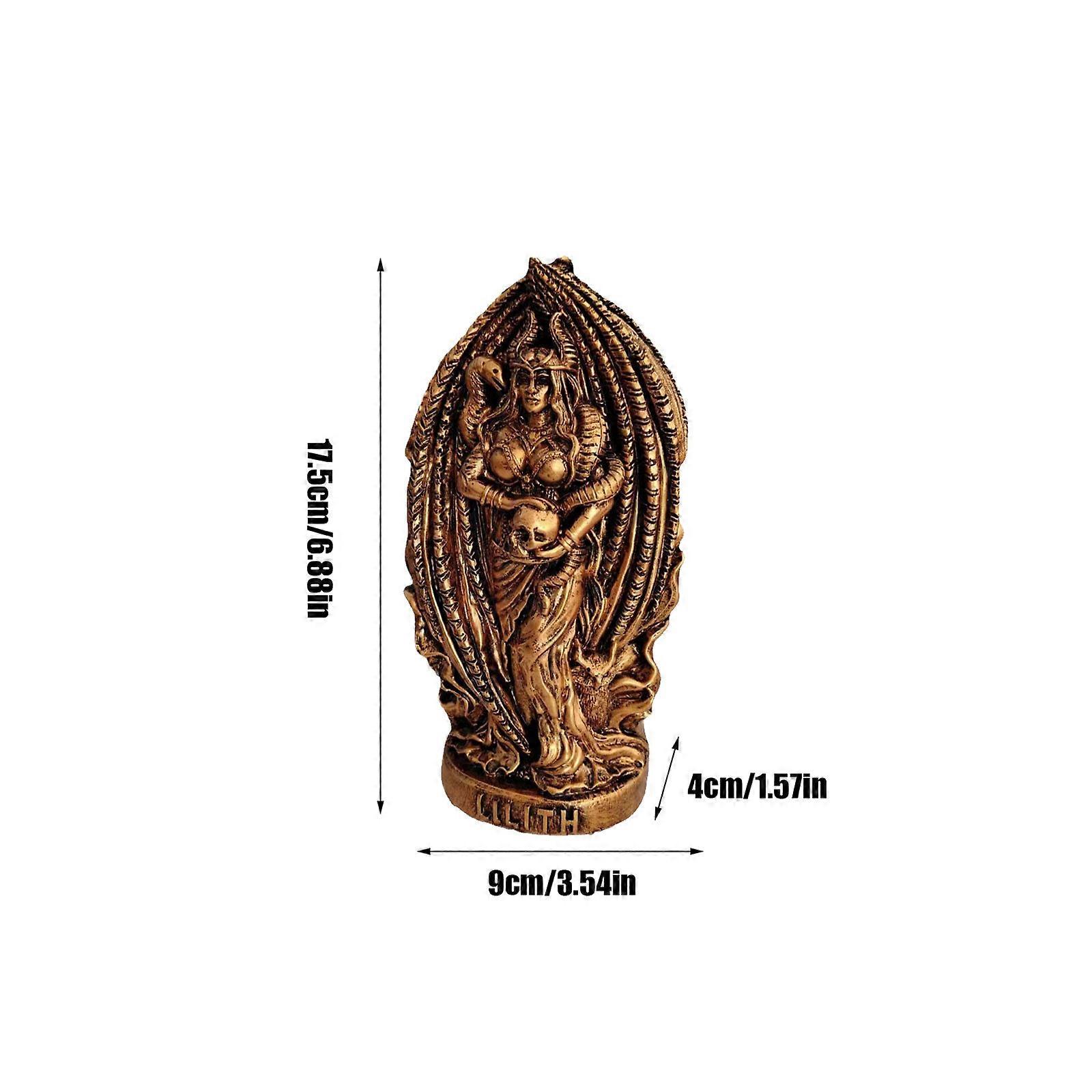 Lilith Resin Statue Lilith's Gothic Sculptural Altar And Table ...