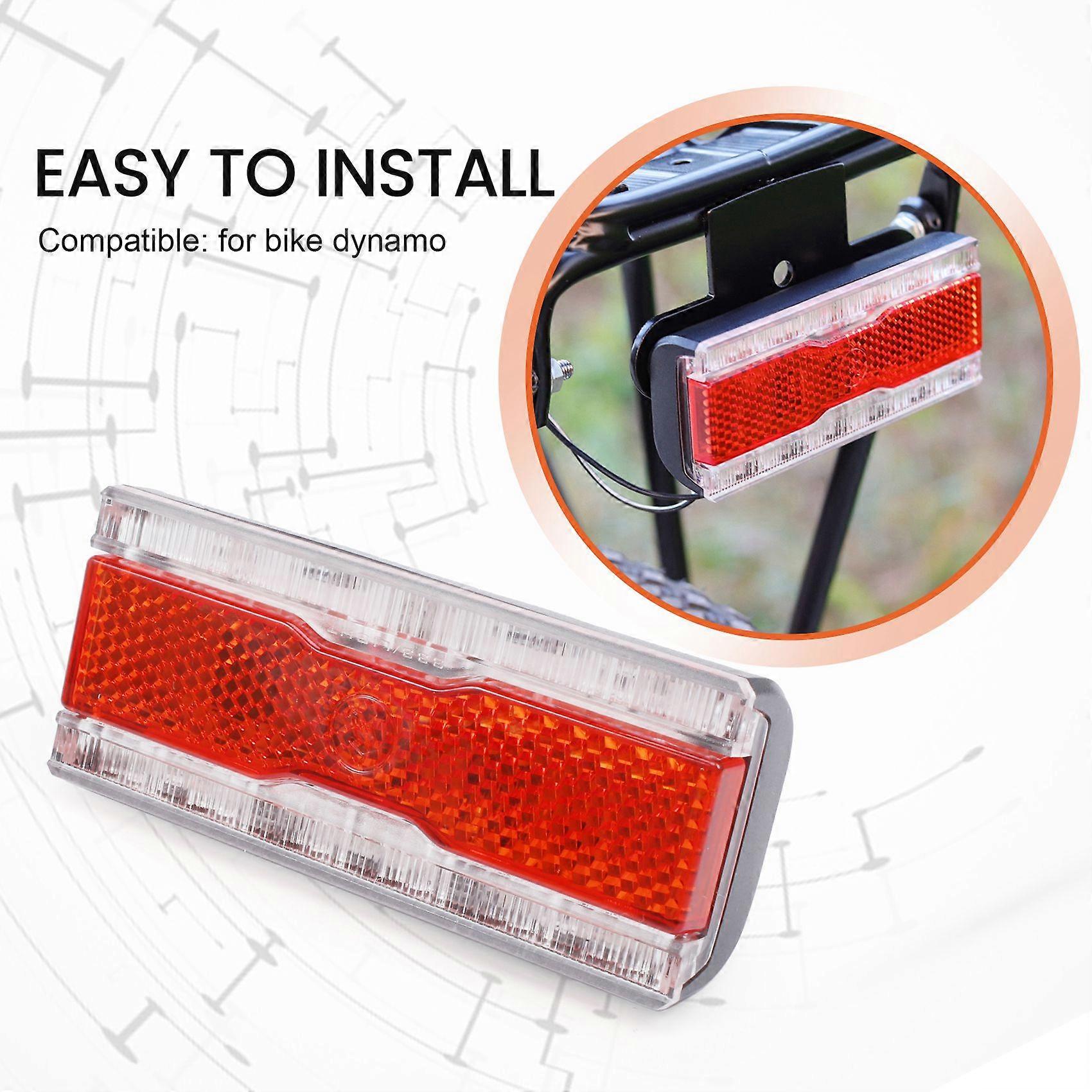 Bike Dynamo Rear Light with Parking Light AC 6V 0.5W LED Bicycle ...