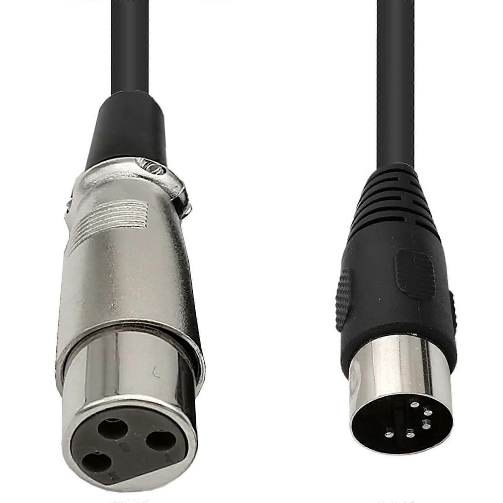 5P to 3Pin Adapter Cable DIN 5Pin to 3Pin Male/Female Sound Cable for ...