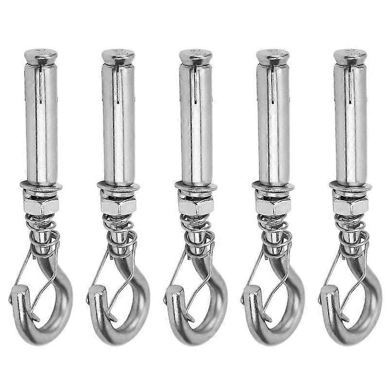 5 Pack M8 Open Cup Expansion Bolt Hook Stainless Steel Hook Bolts ...