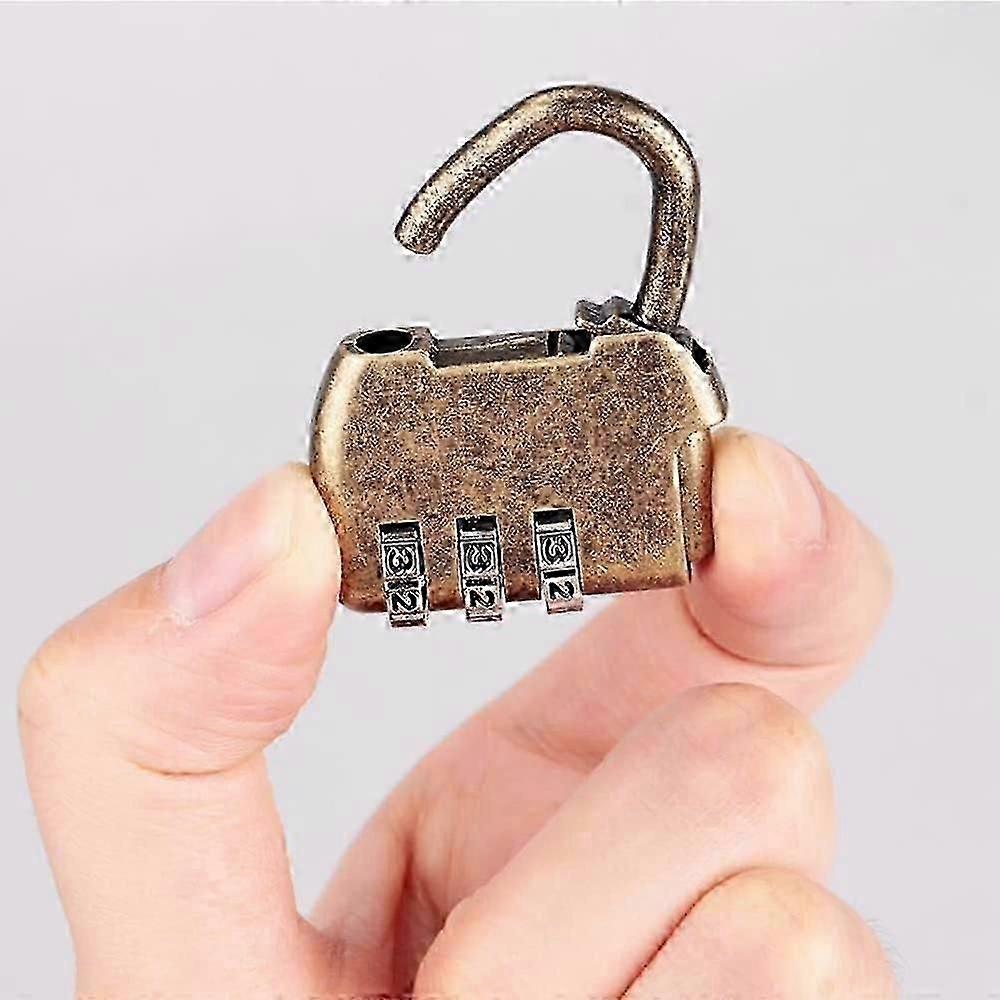 Retro Combination Lock Digital Number Code Lock Creative Handbag Shape ...