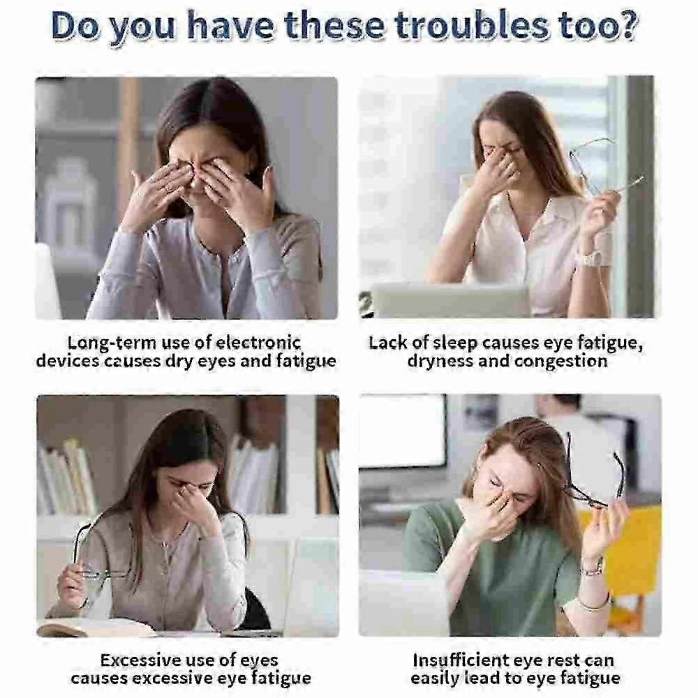 Eyerelis Steam Therapy Mask, Smart Hot & Cold Steam Eye Mask for Dark ...