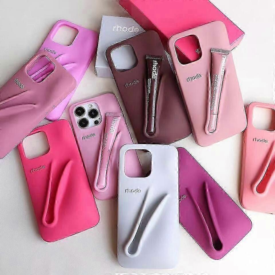 Rhode by Hailey Bieber Lip Shaped Phone Case for iPhone 12-16 Pro Max ...