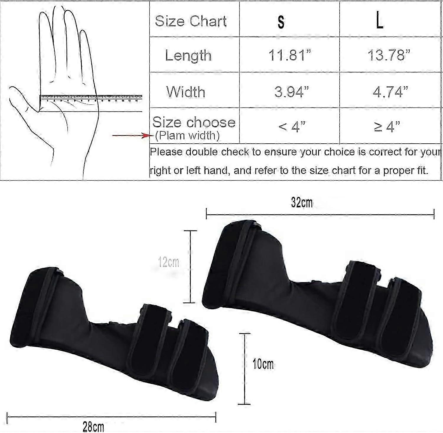 Stroke Resting Hand Splint, Night Hand Splint Support Immobilizer, Palm ...
