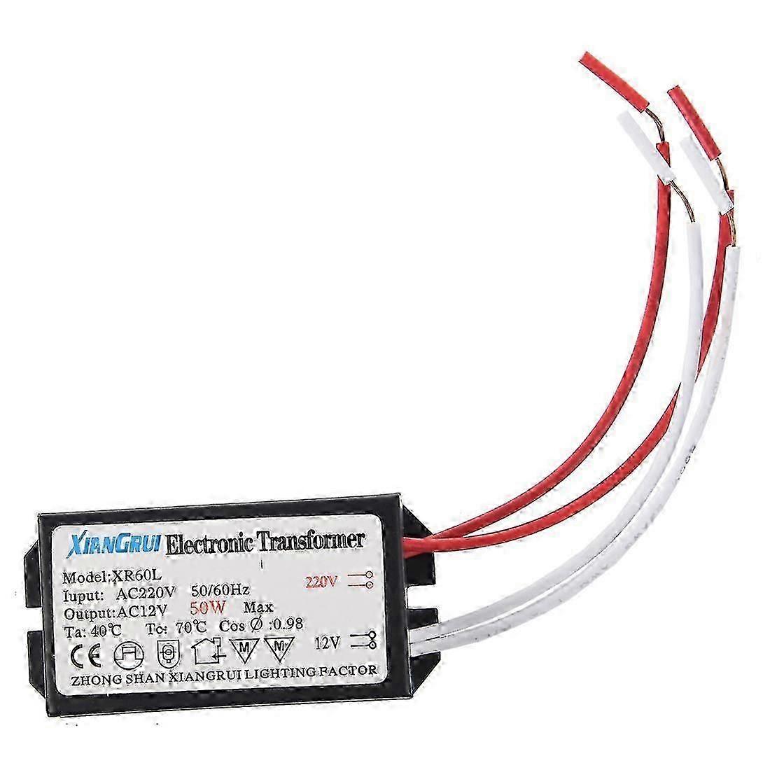 200-250V to 12V 50W Electronic Transformer Halogen Lights | Fruugo UK