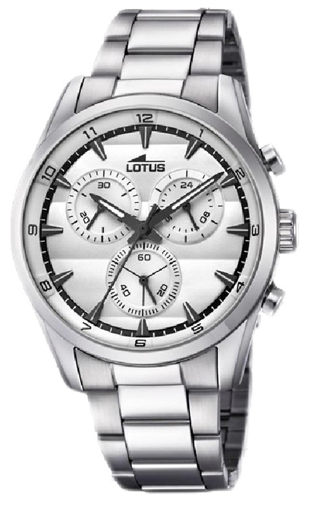 Lotus chrono Quartz Analog Man Watch with 18365/1 Stainless Steel ...