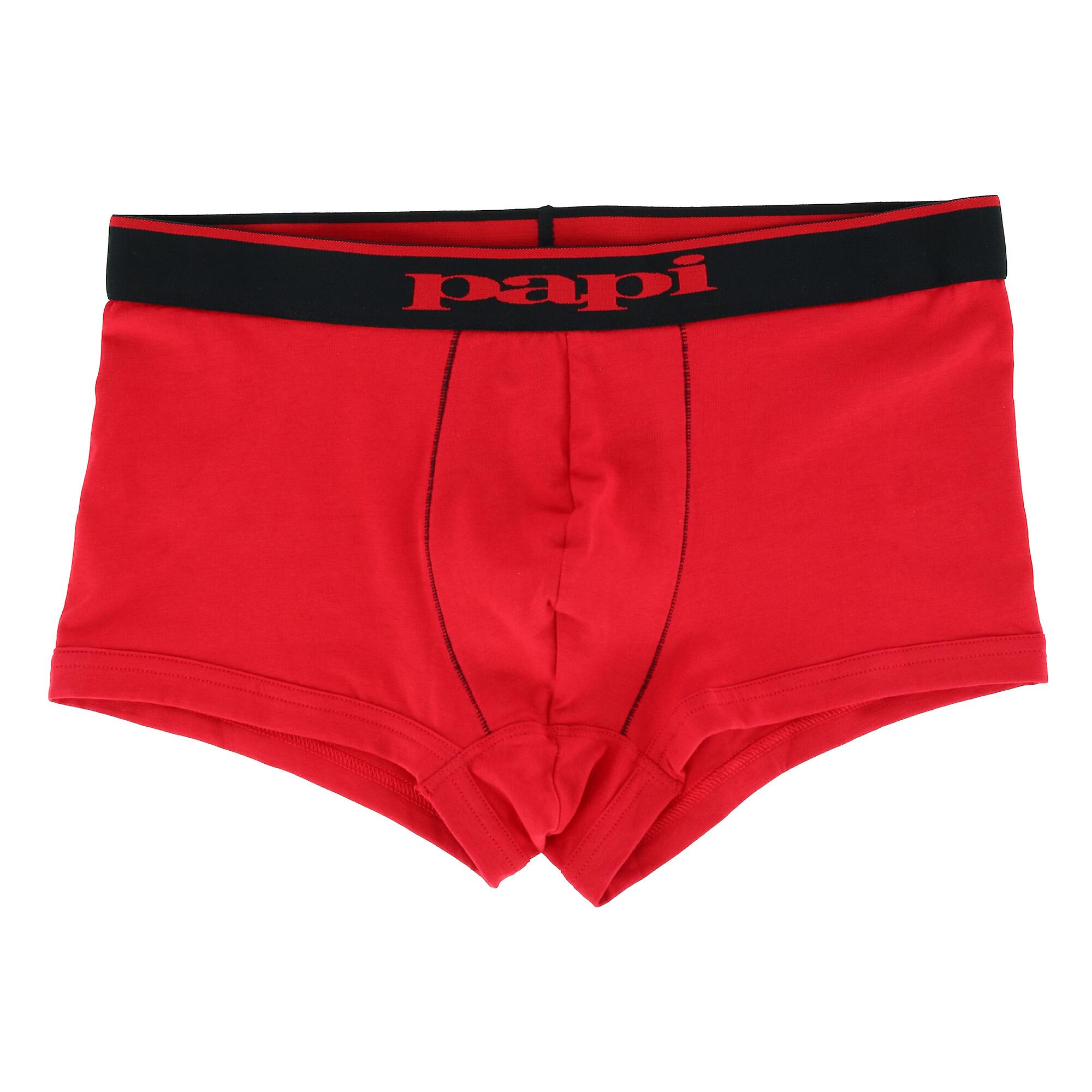 Papi Brazilian Cut Stripe and Solid Underwear Trunks (3 Pack) (Men ...