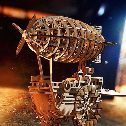 Robotime Mechanical Gears 3D Wooden Puzzle (Air Vehicle) | Fruugo NO