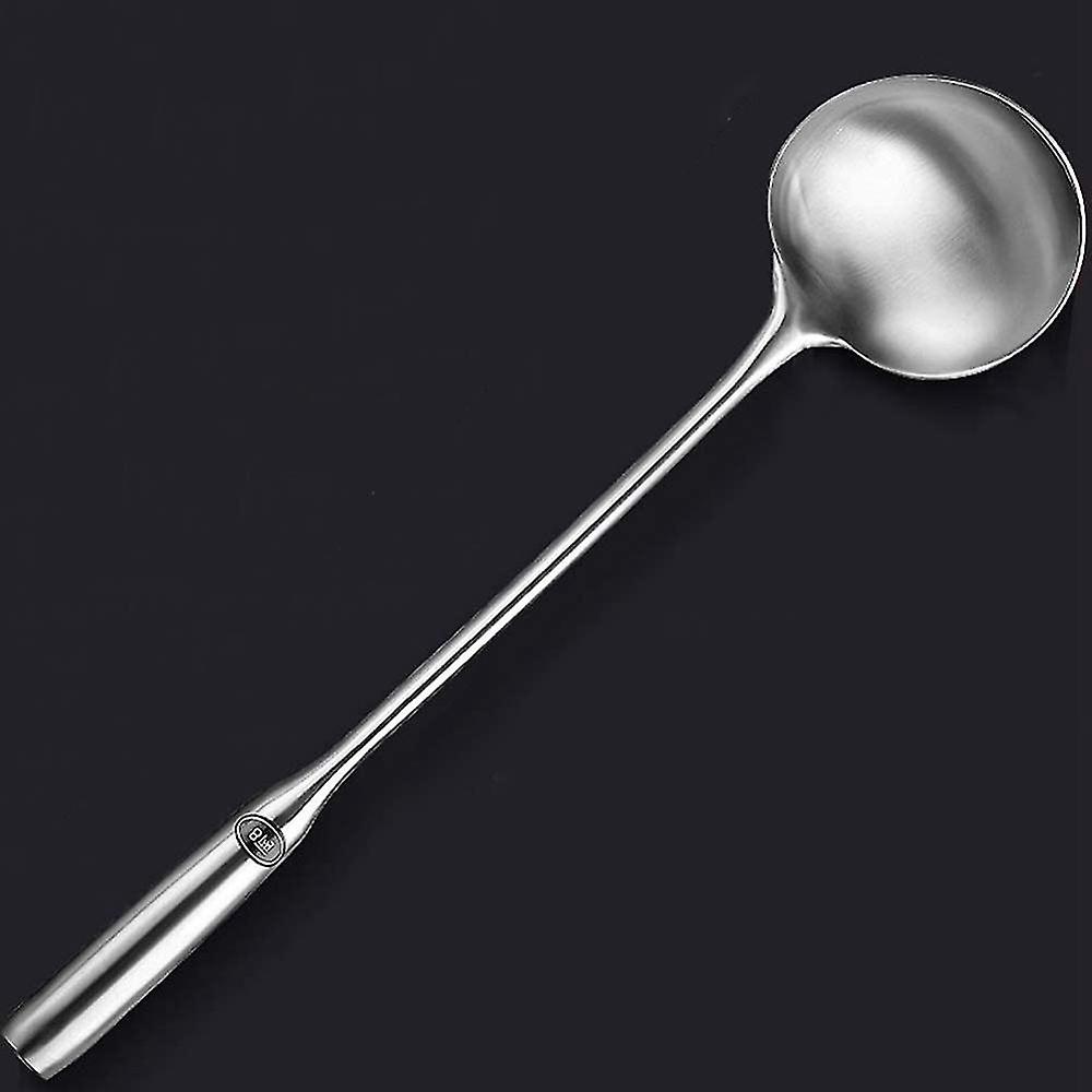 Soup Ladle, Wok Spatula,the Longer Handle Shovel Spoon Rustproof, Heat ...