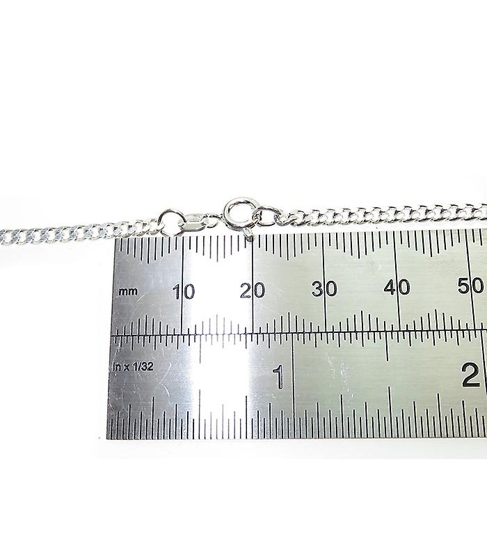 20 Inch Curb Sterling Silver Chain Necklace .925 X 1 Chains Necklaces ...