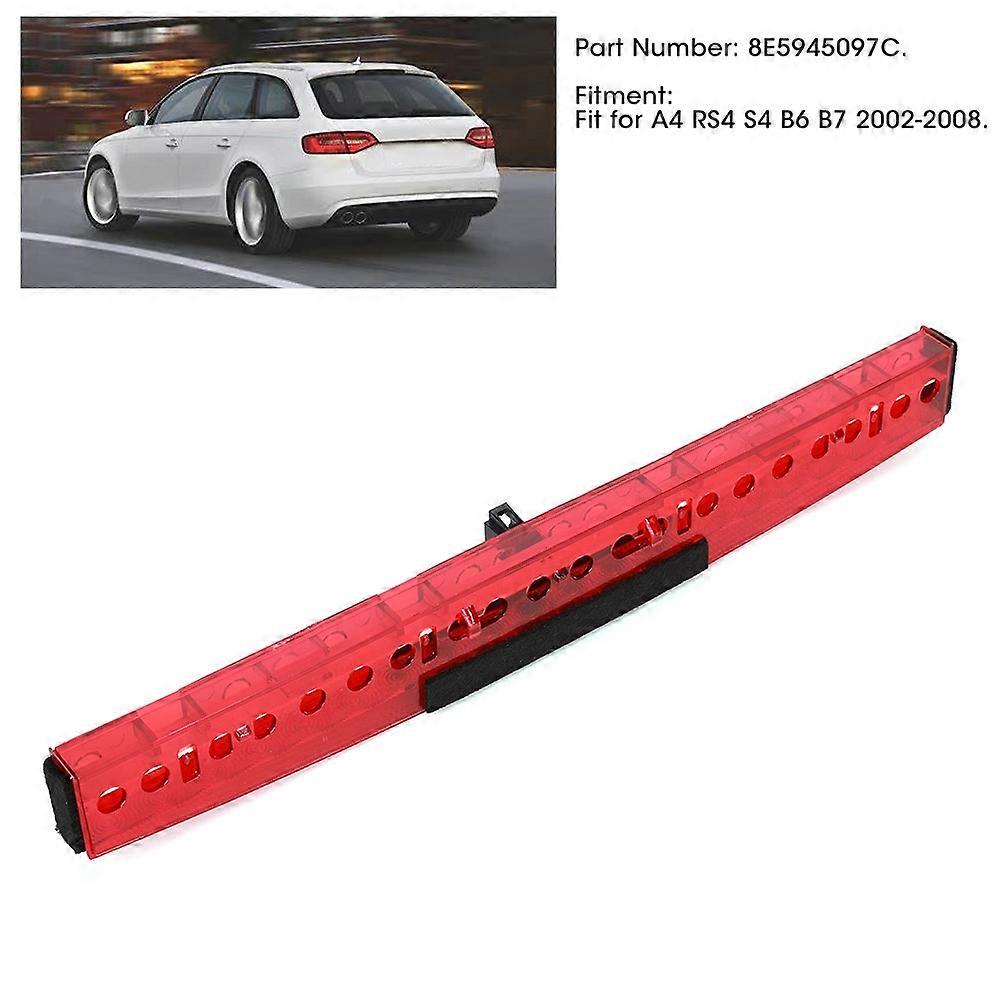High Level Brake Light Stop Tail Lamp 8E5945097C Fit for A4 RS4 S4 B6 ...