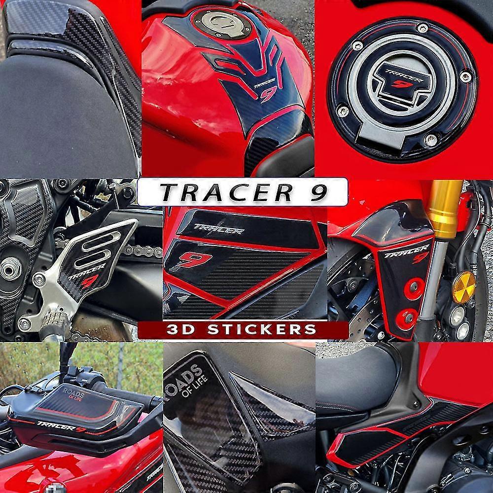 Tracer 9gt Stickers Motorcycle 3d Epoxy Resin Sticker Protection Decal ...
