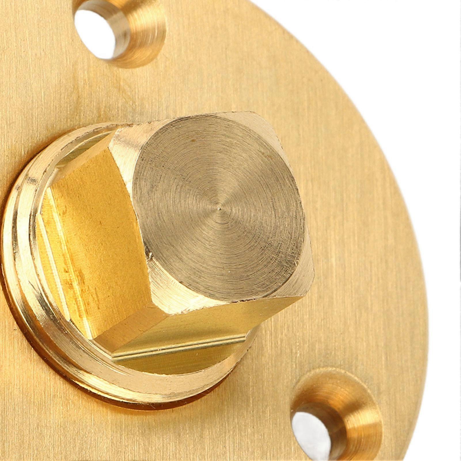Boat Drain Plug 2 Inch With Brass Plug Oval Marine Yacht Plug For 1/2 ...
