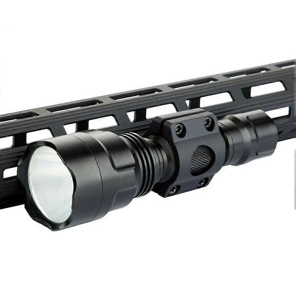 25.4mm Mlok Offset Flashlight Ring Mount for Mlok Rail System Aluminum Alloy Flashlight Mounting ...