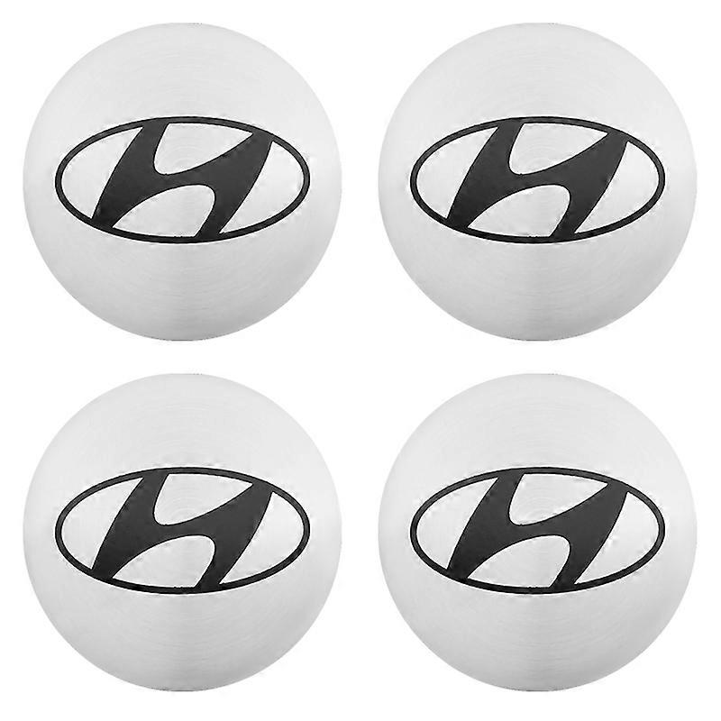 4pcs Car Accessories Car Wheel Hub Center Cap Stickers Emblem Decals ...