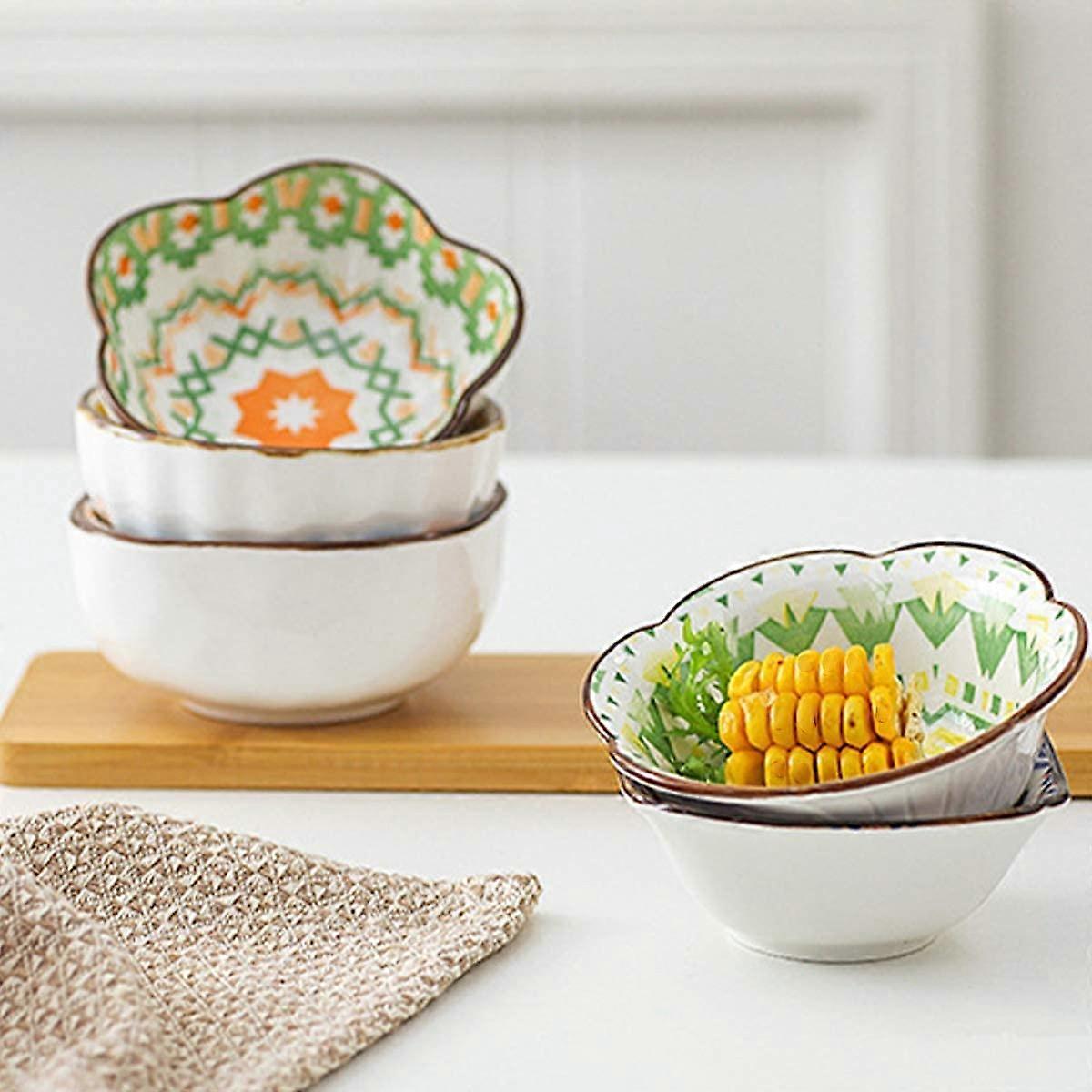 Ceramic Dip Bowls Set for Dessert,Soy,Condiments,Side Dishes,Dip,Ice ...
