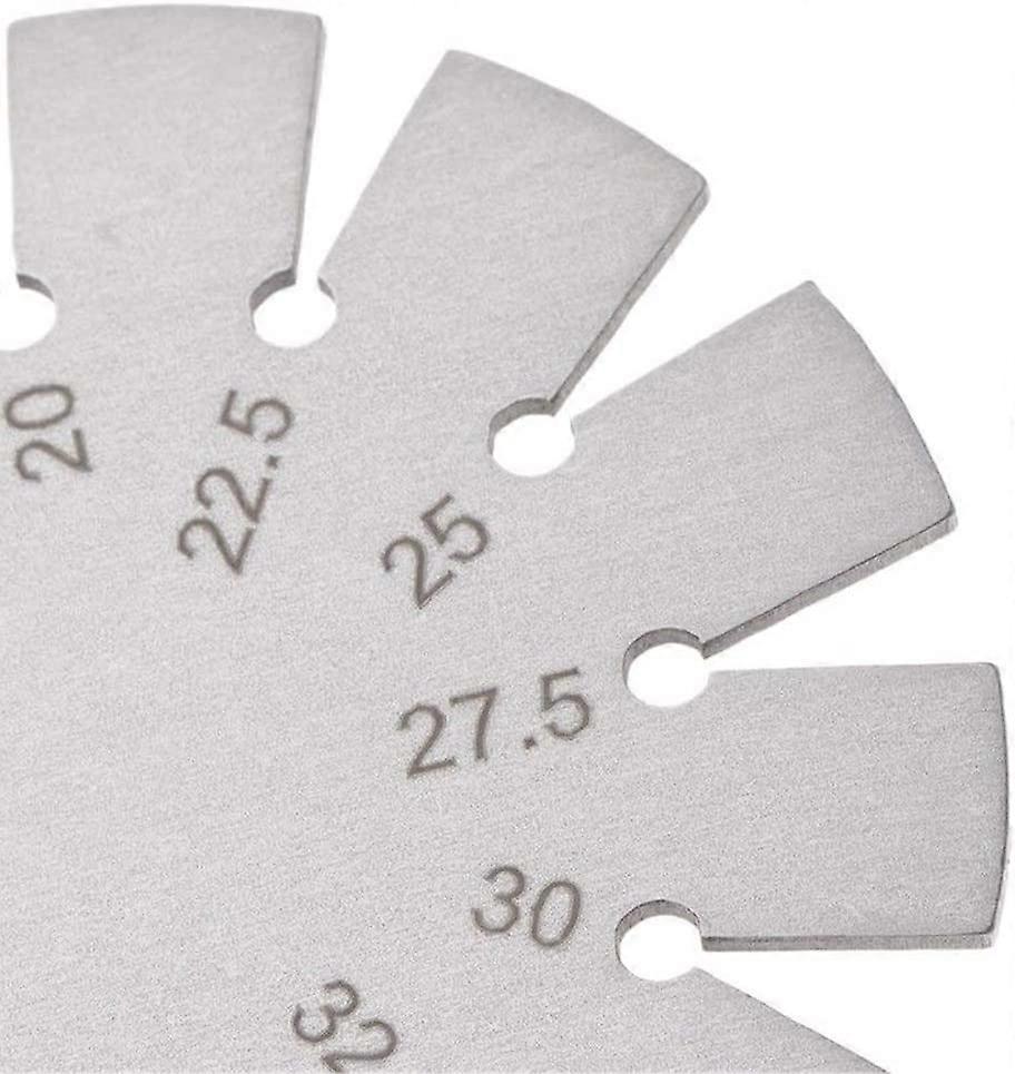 Bevel Protractor, Multi-Degree 12, Angle Range 15-120 Stainless Steel ...