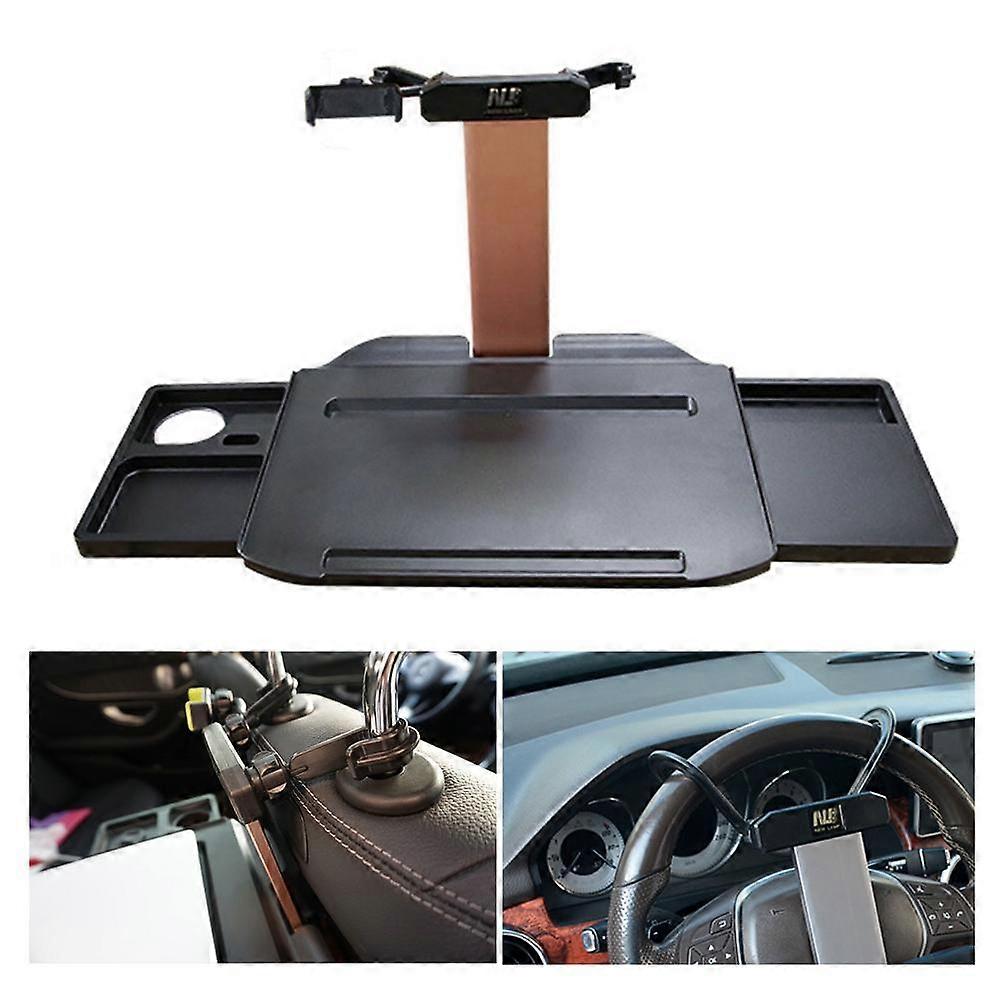 Car Laptop Desk Folding Small Table Board With Phone Holder Car Stable ...