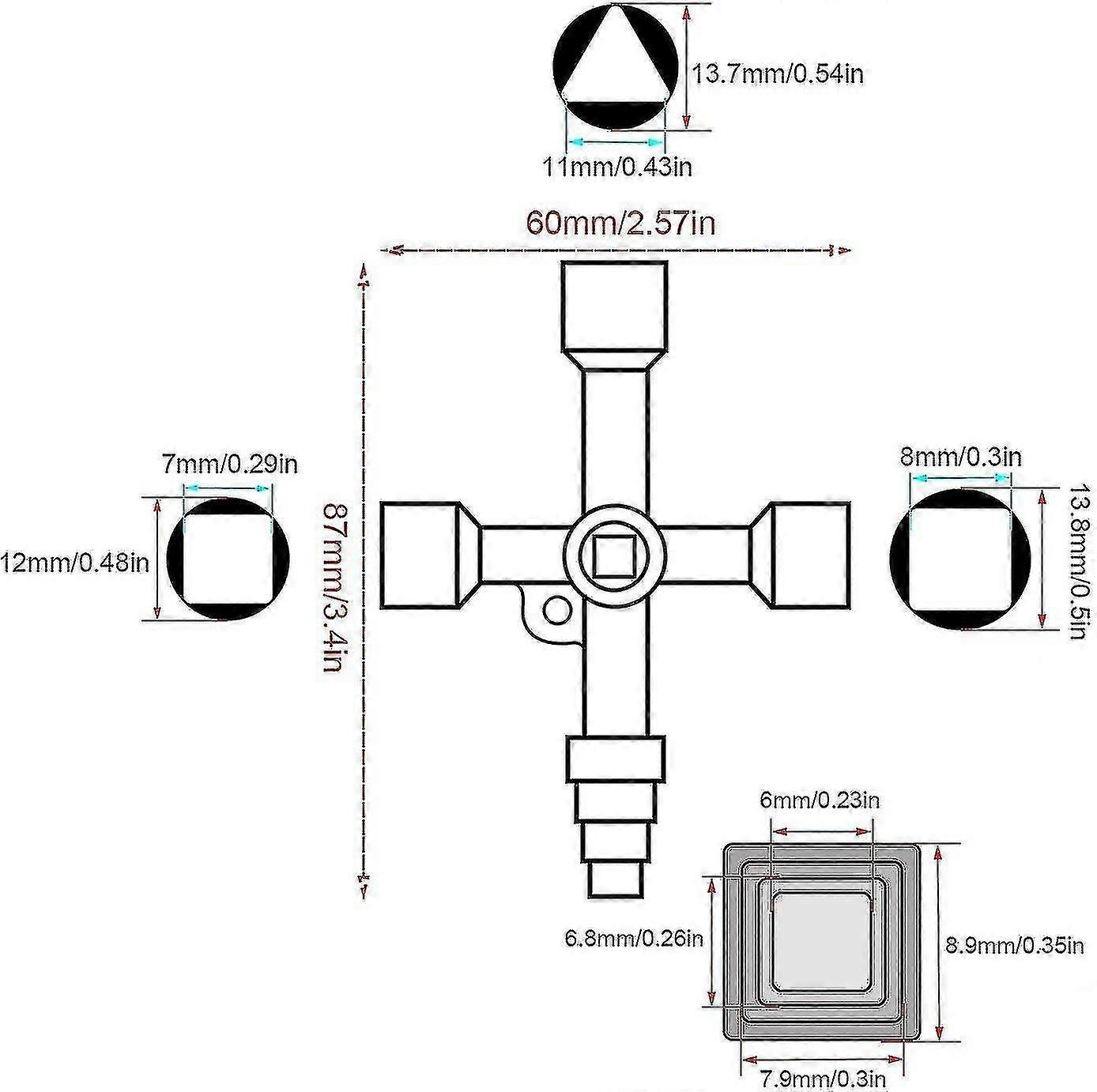 Pagoda Model, Electric Control Cabinet, Inner Triangle Key Wrench ...