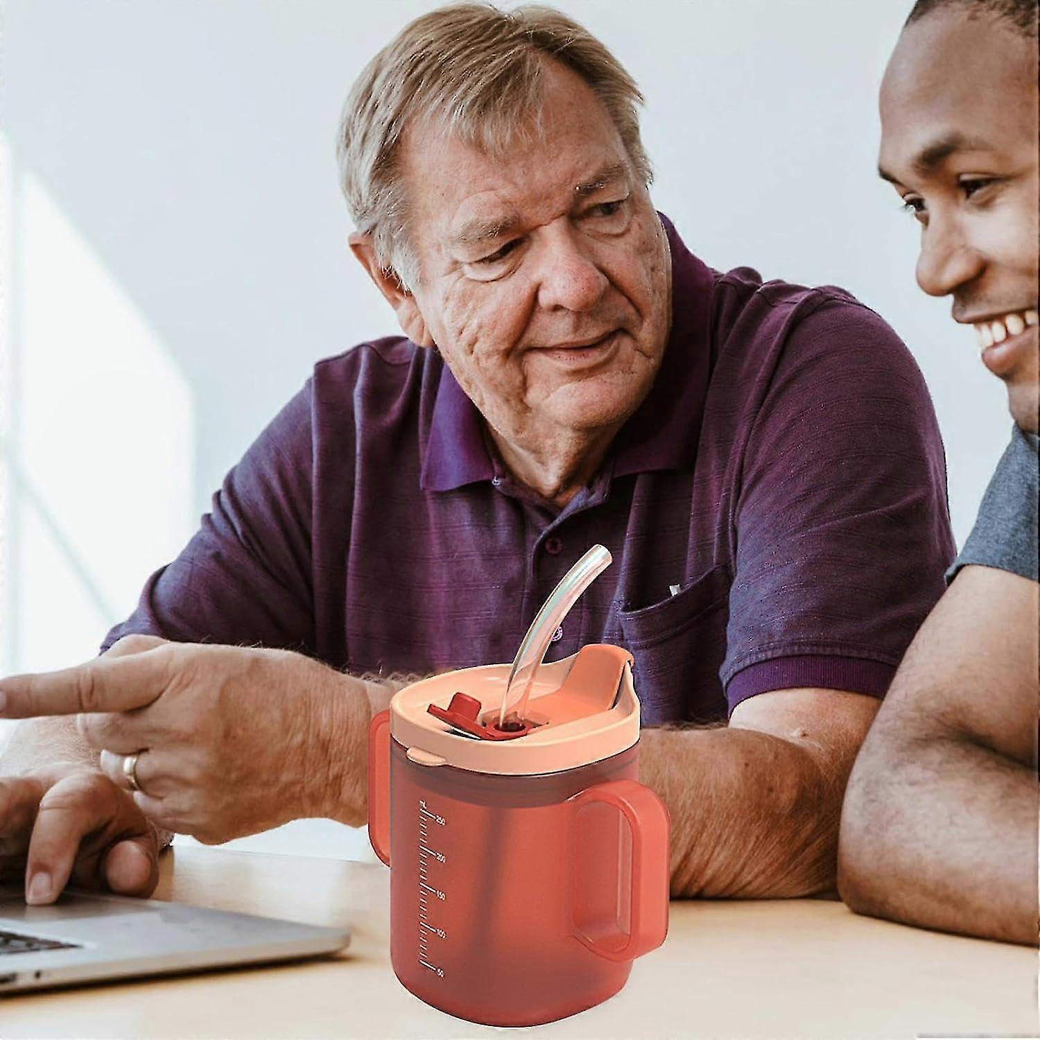 Adult Sippy Cup for Elderly, Convalescent Feeding Cup Drinking Cup with ...