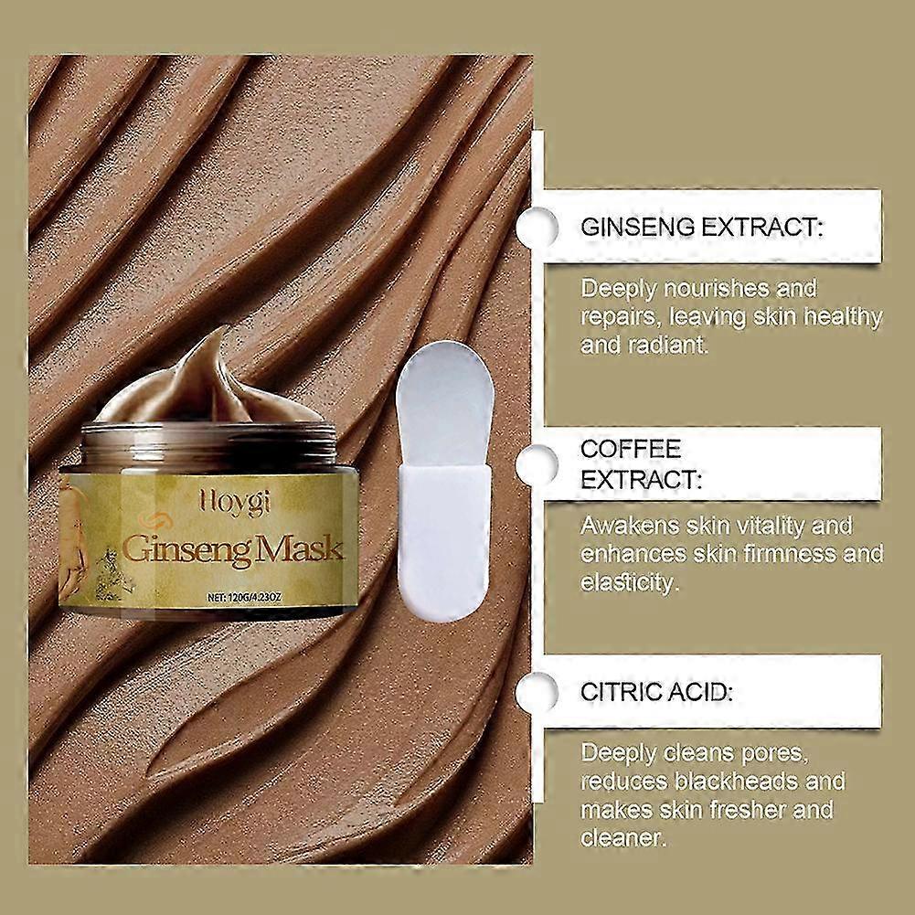 120g Korean Ginseng Peel off Face Mask Pro Herbal Refining Face Mask for Anti-aging Hydrated ...