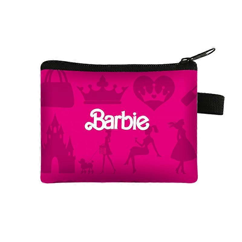 Kawaii Barbie Coin Purse Anime Portable Girls Keychain Earphone Card ...