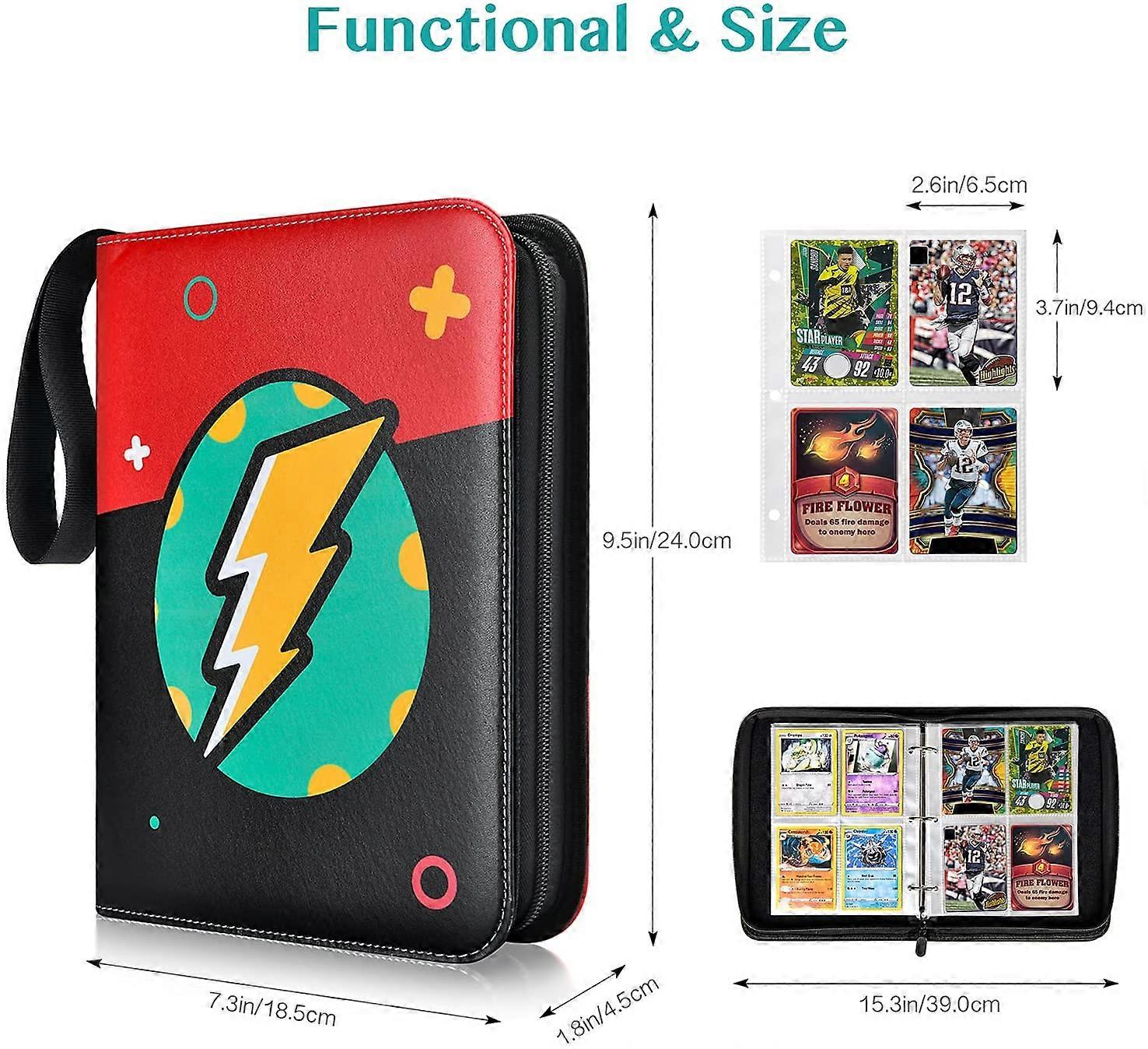 Premium 400 Pocket Scrapbook , Trading Card Albums, Book Carrying Case ...