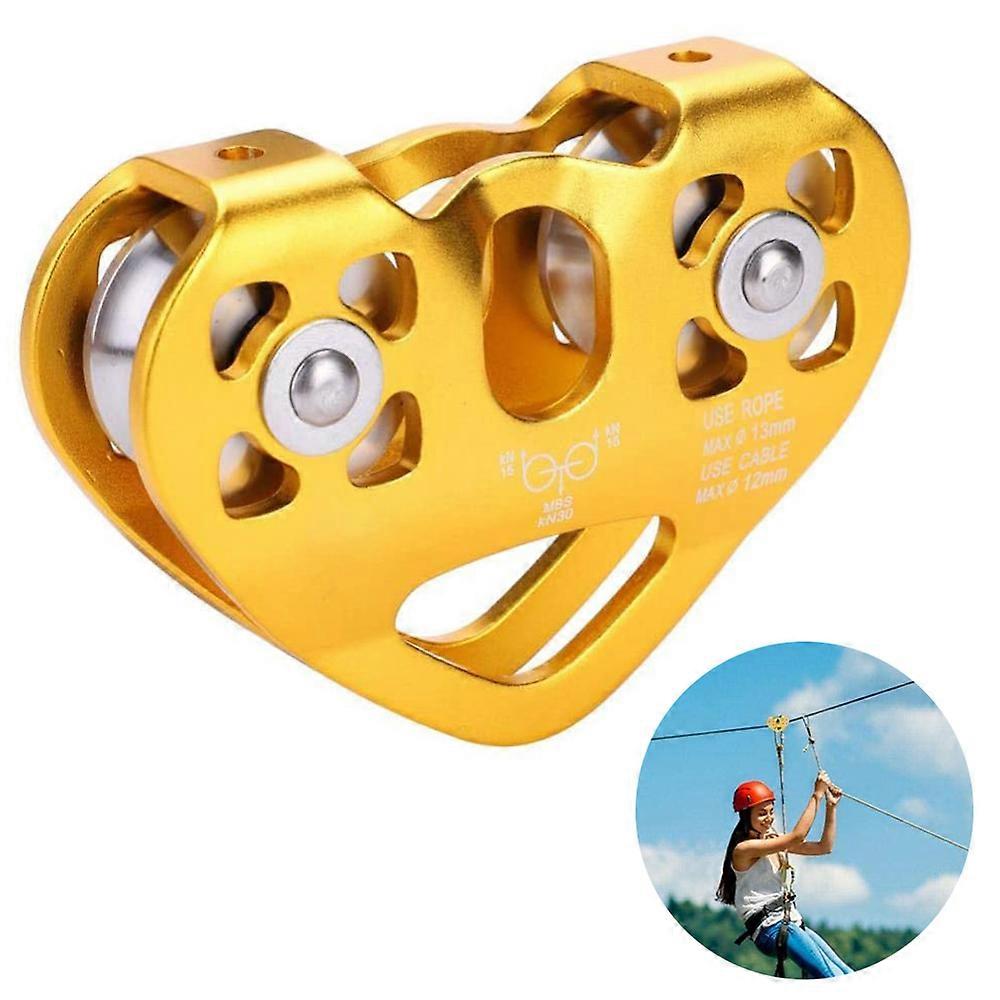 Double Rope Roll Pulley Deflection Roller Tandem Roll Hairy Shape For ...