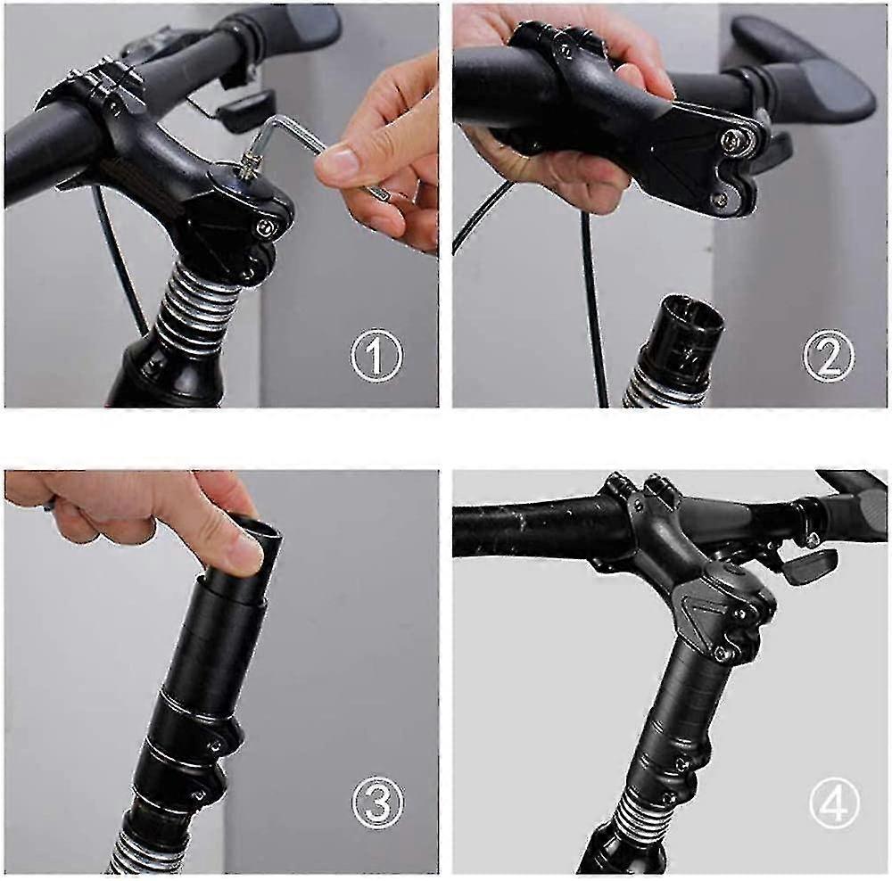 Bike Stem, Mountain Bike Stem Riser Aluminum Alloy Handlebar Stem ...