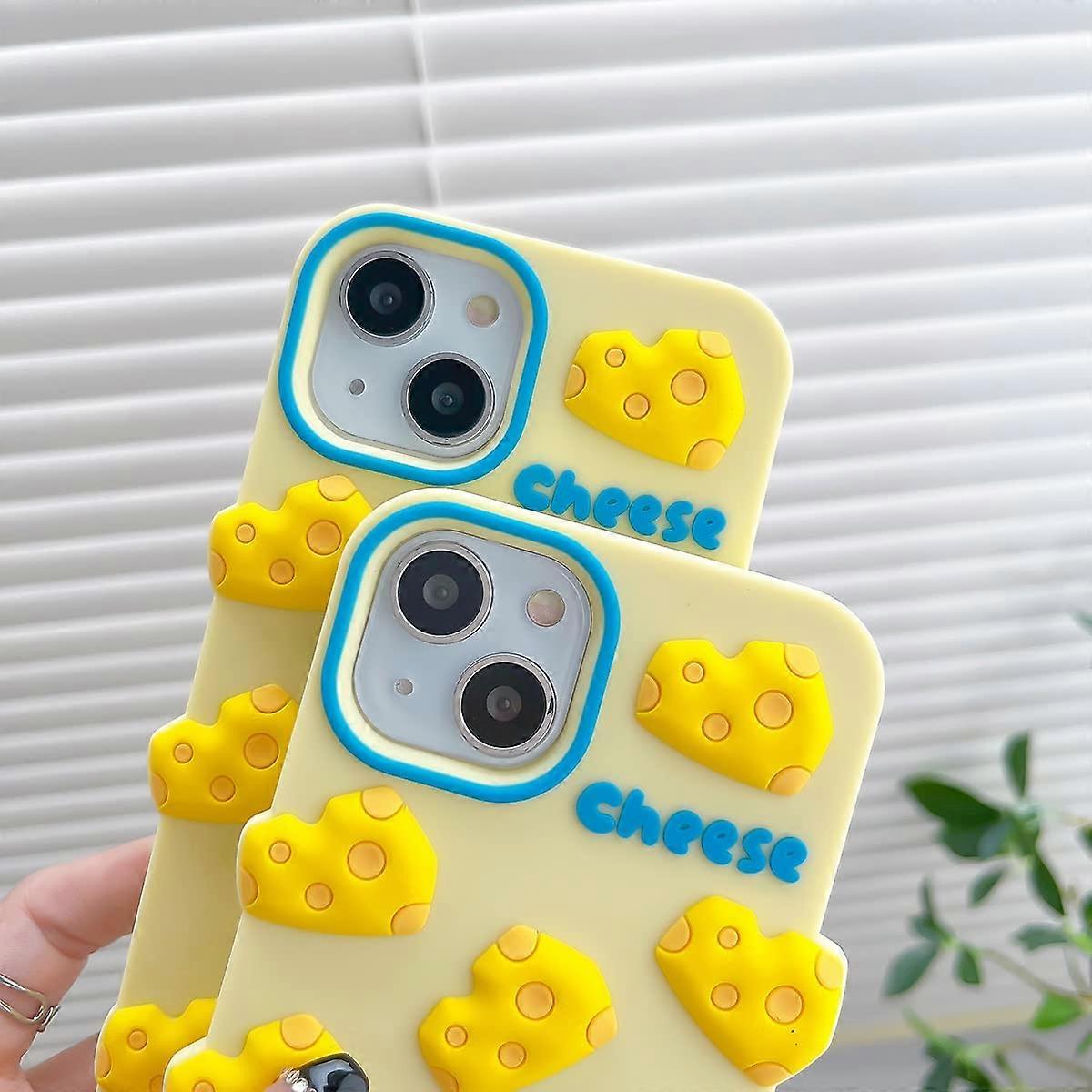 Kawaii Phone Cases Apply to iPhone 12 Pro Max,Cute Cartoon Cheese Phone ...