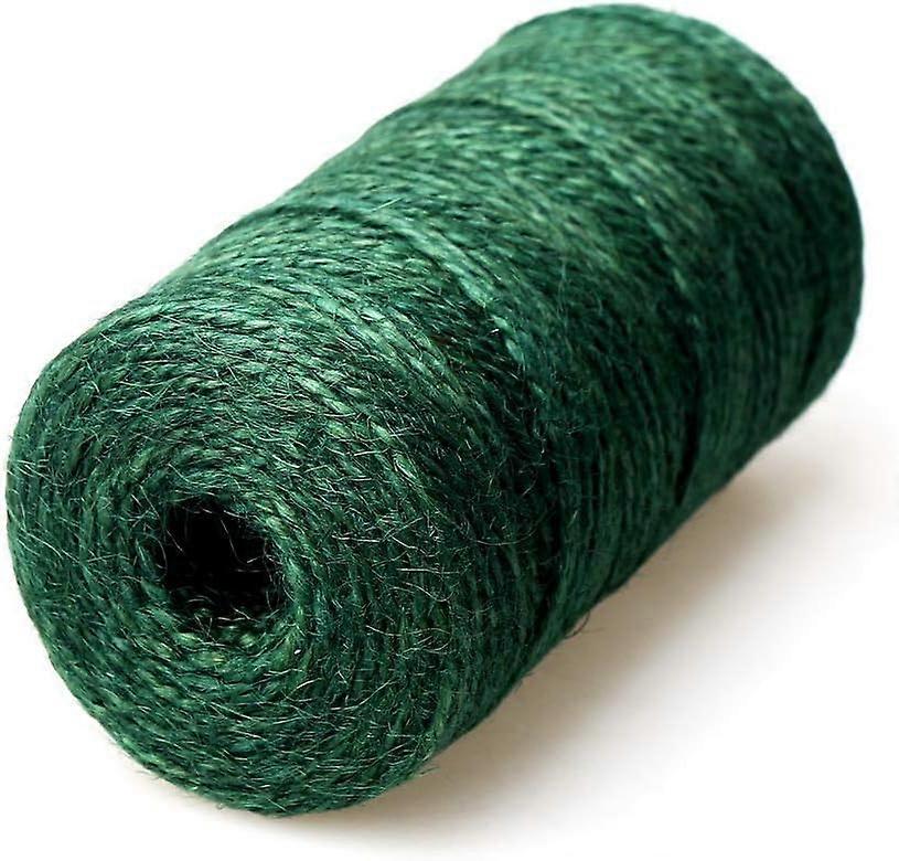 2 Rolls Green Hemp Garden Twine - Natural Jute String for Gardening and ...