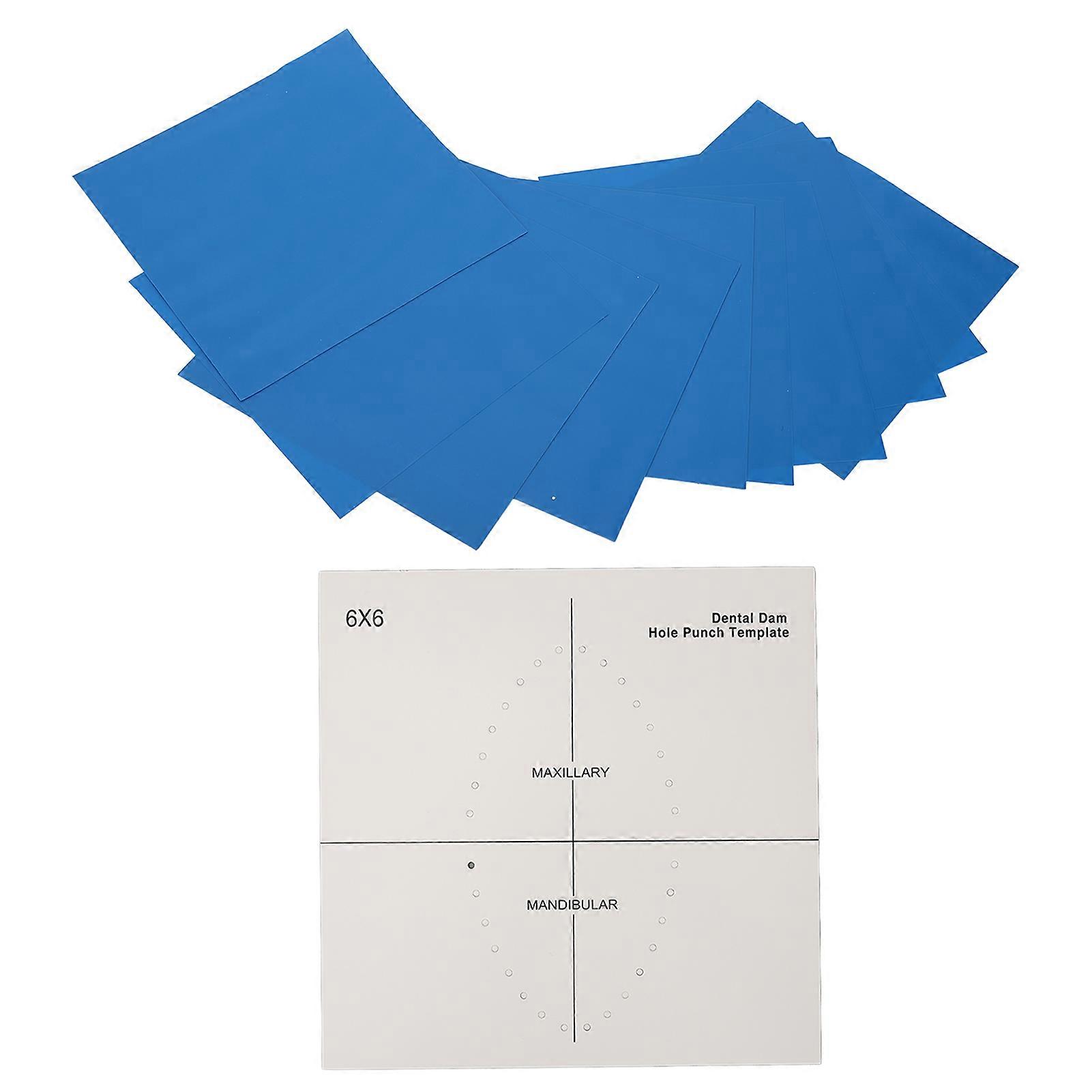 36 Sheet Dental Rubber Dam Powder Free Unscented Hygienic Isolation ...