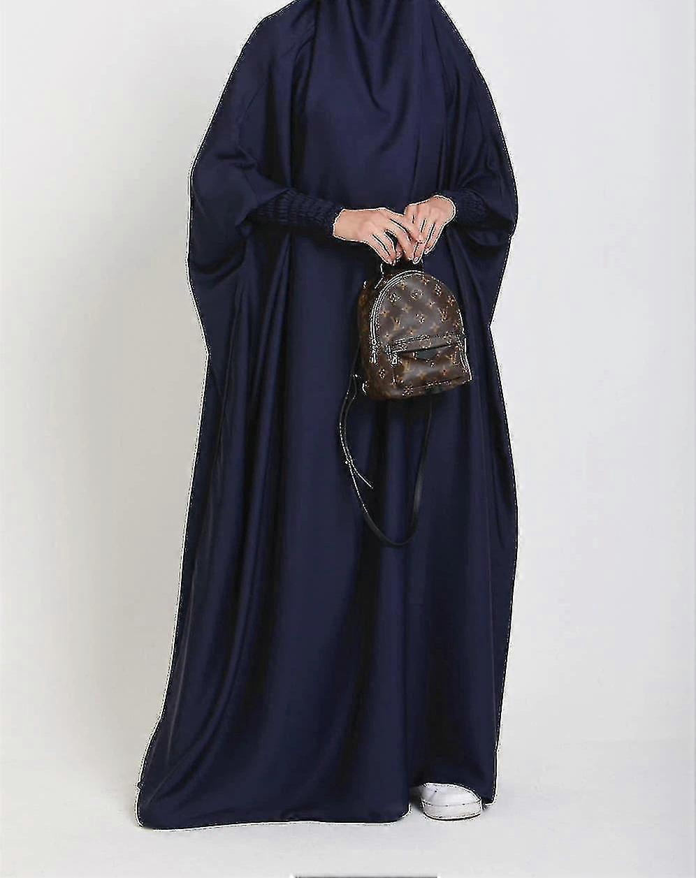 Hooded Abaya Muslim Women Prayer Garment Hijab Dress Arabic Robe ...