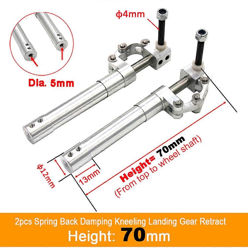 One Pair 5mm Height 70mm to 160mm Spring Back Damping Kneeling Landing ...