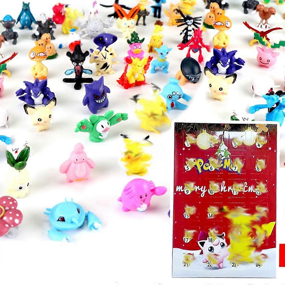 24pcs Pokemon Blind box Pokemon Pokemon Christmas Rubber Duck arrival ...