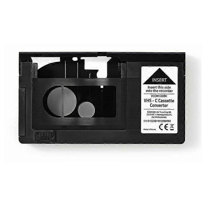 Vhs Converter Conversion: Vhs-c To Vhs Plug And Play Black | Fruugo UK