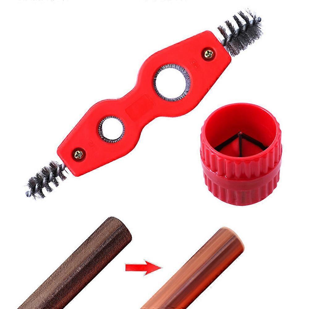 4-in-1 Copper Pipe Cleaner and Reamer Set Polishing Tubing Chamfer Tool ...