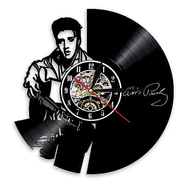 Elvis Vinyl Record Wall Clock, Retro Home Decoration Wall Clock | Fruugo UK